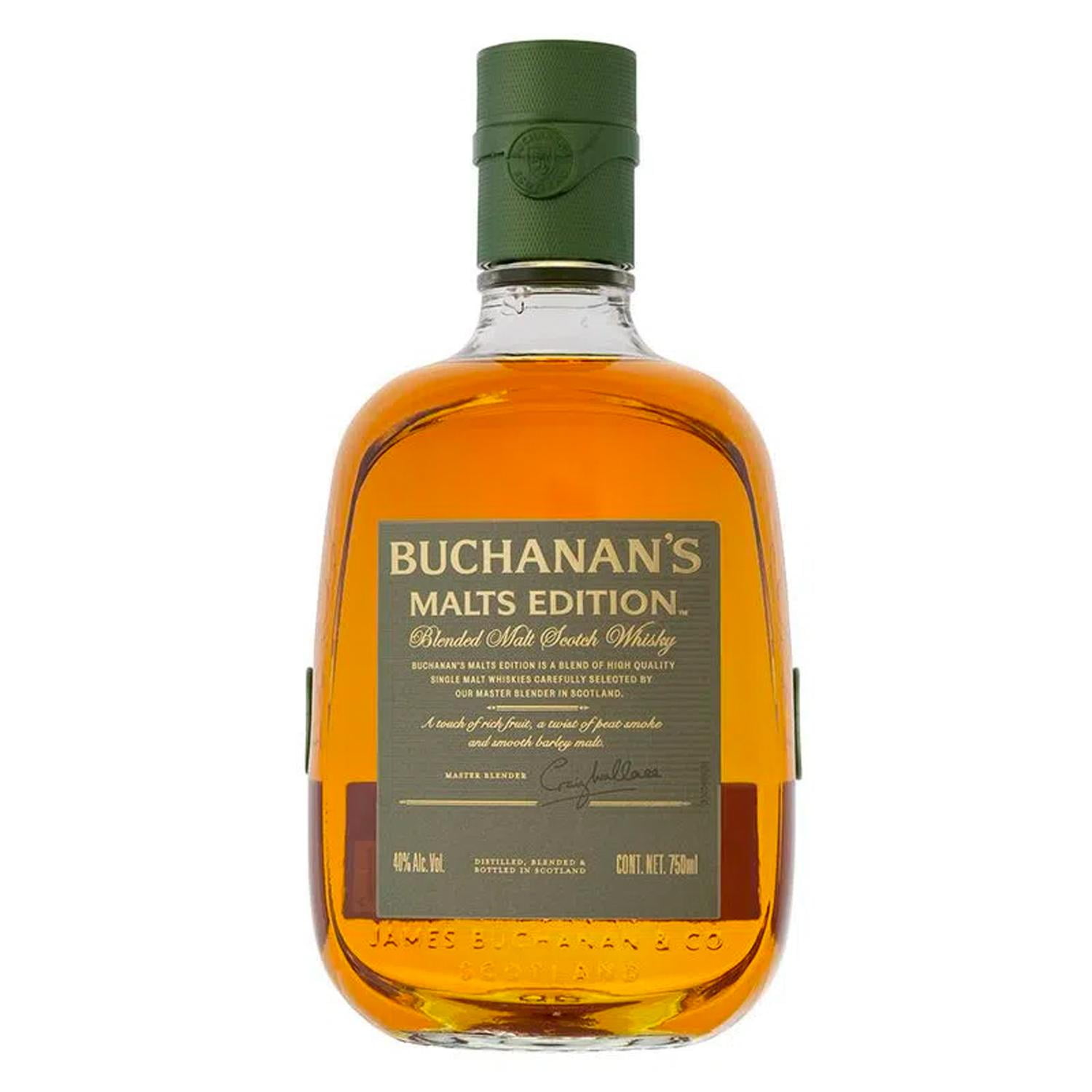 Pack de 12 Whisky Buchanans Malts Edition 750 ml Buchanans | Walmart en ...