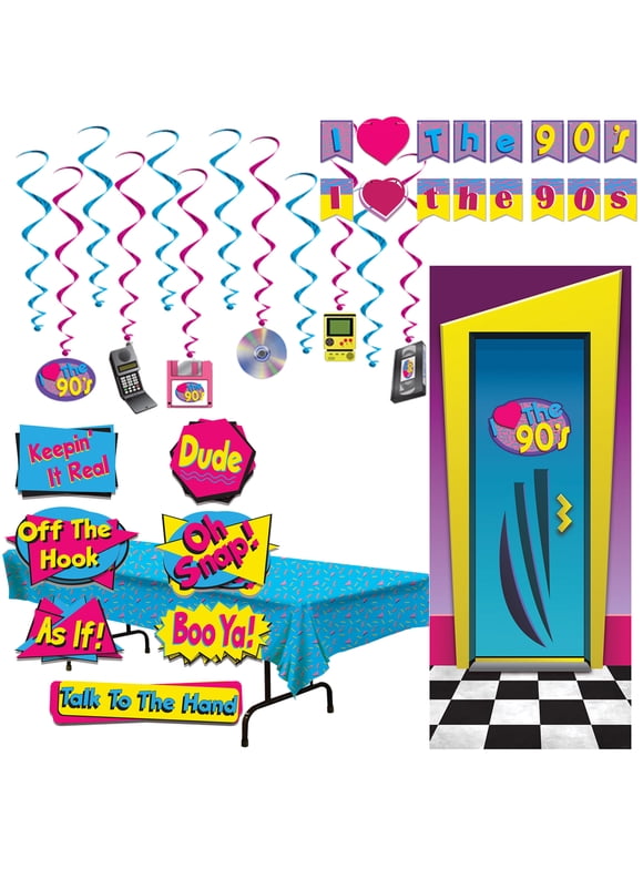 1990s Themed Party Decoration Ideas | Shelly Lighting