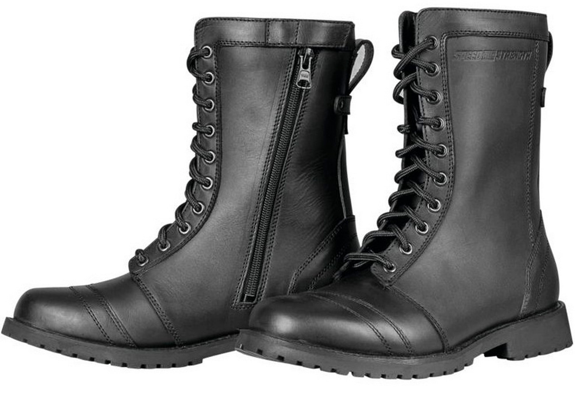 Speed & Strength Fast Times Womens Motorcycle Riding Boots Black 6 USA ...