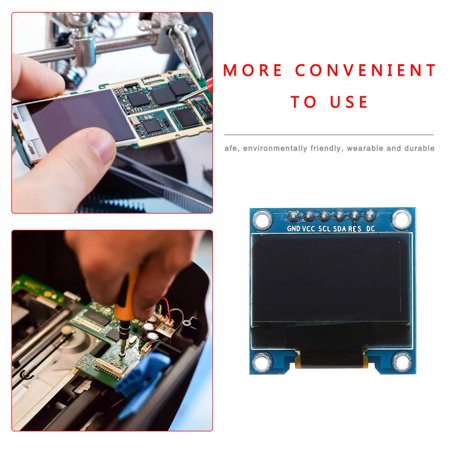 6-pin 0.96 Inch OLED LCD Display Module 128X64 SPI Interface Module ...