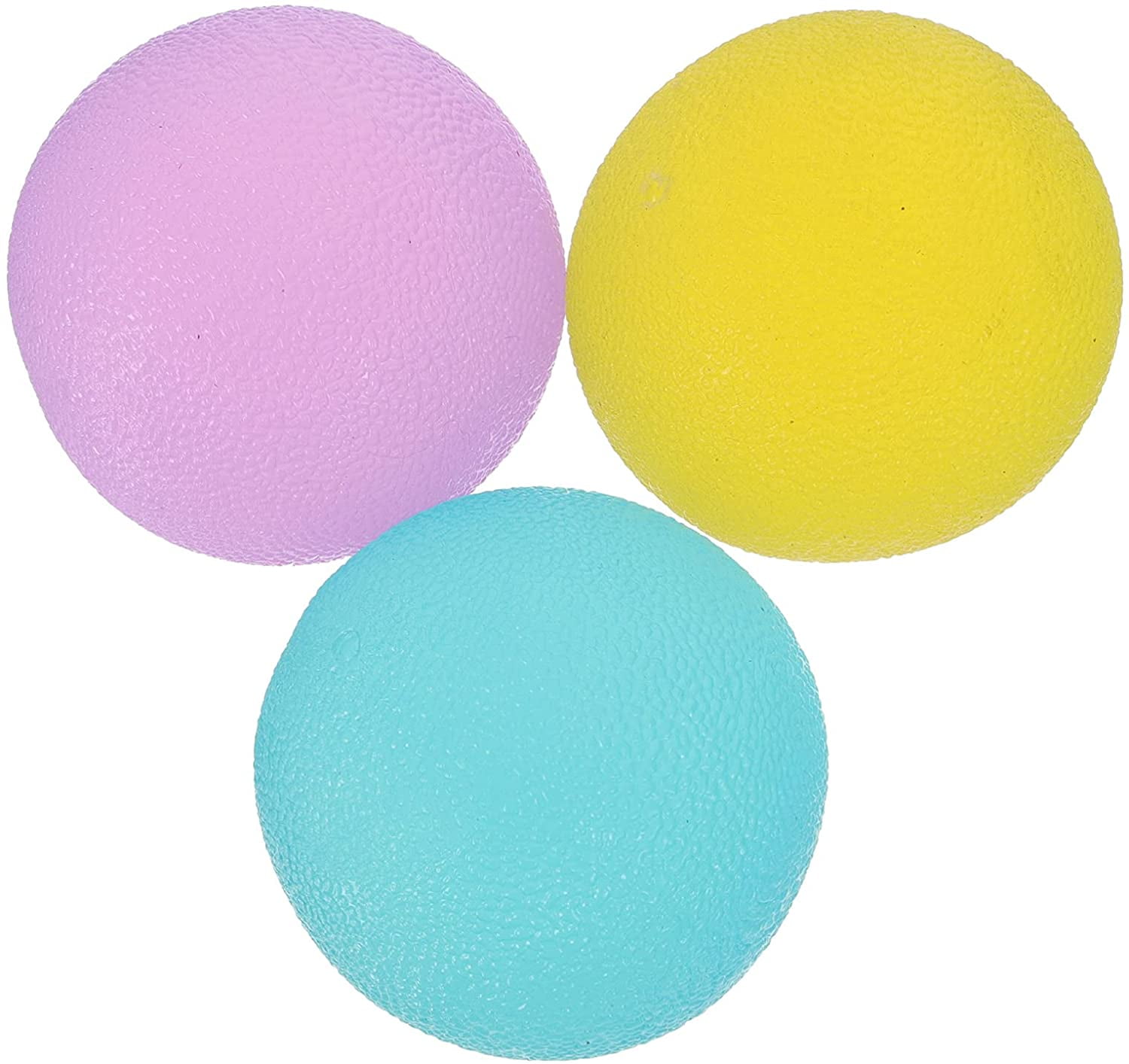 Lonbiaci 3Pcs Fidget Stress Relief Ball Hand Grippers Squeeze Bouncing ...