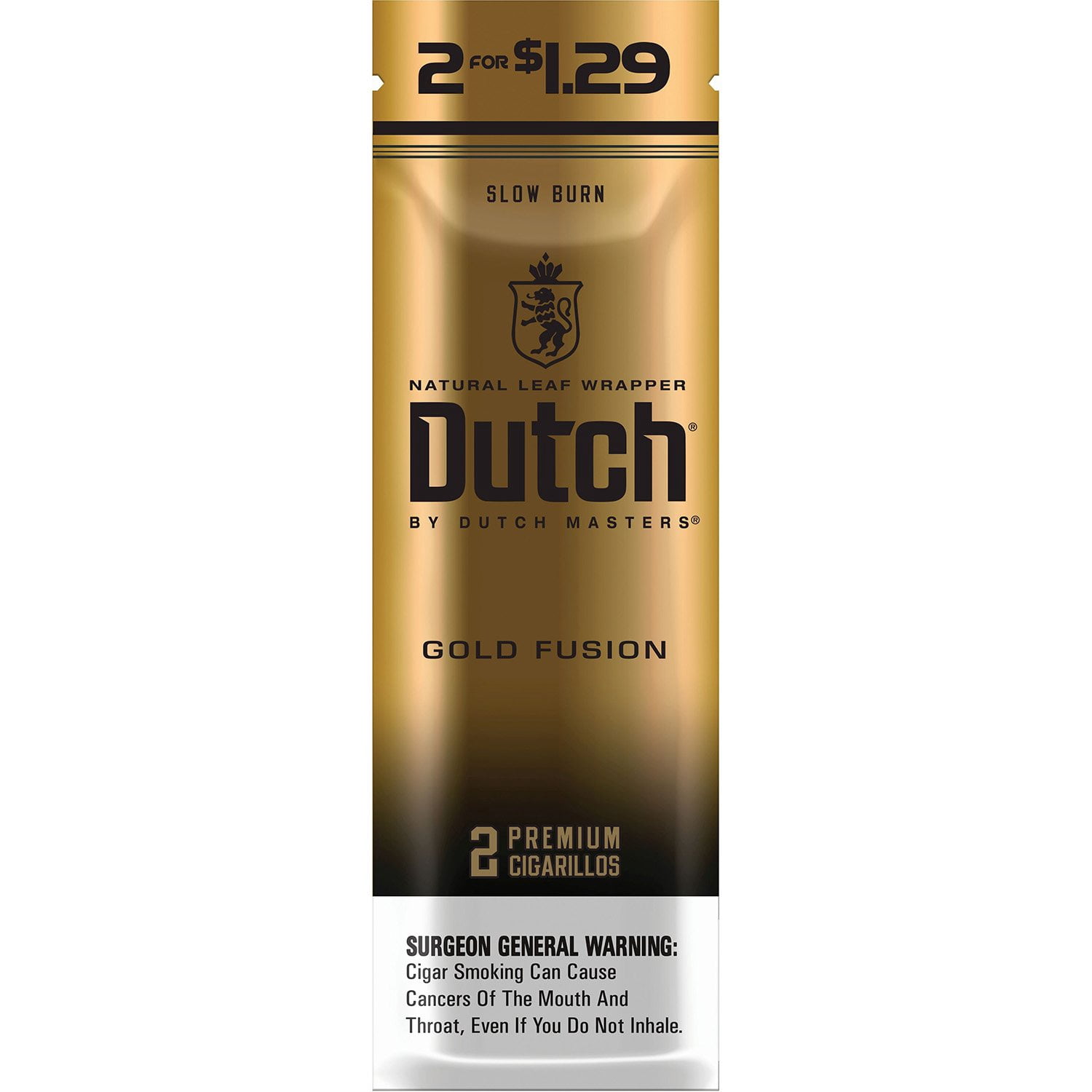 Dutch Masters Gold Fusion Cigars, Pre-Priced 2 for $1.29, 2 ct. 30 pk ...