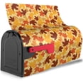 Autumn Seasonal Leave Leaf Nut Welcome Magnetic Mailbox Cover, Mailbox ...