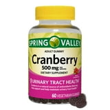Spring Valley Cranberry Gummies Dietary Supplement, 500 mg, 60 Count ...