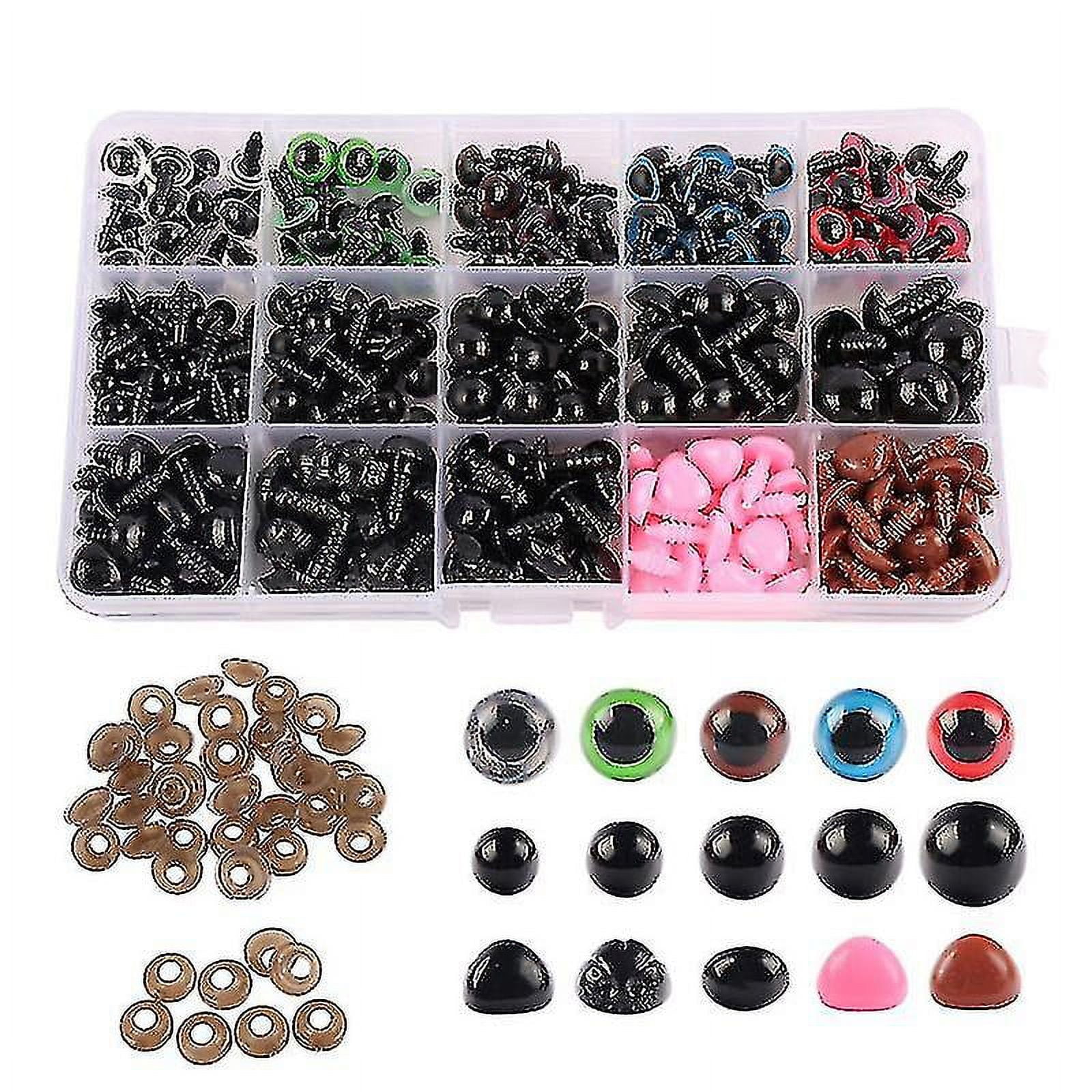 560pcs Plastic Safety Eyes And Noses For Amigurumi Crochet Crafts Dolls Stuffed Animals And Teddy Bear Multiple Walmart