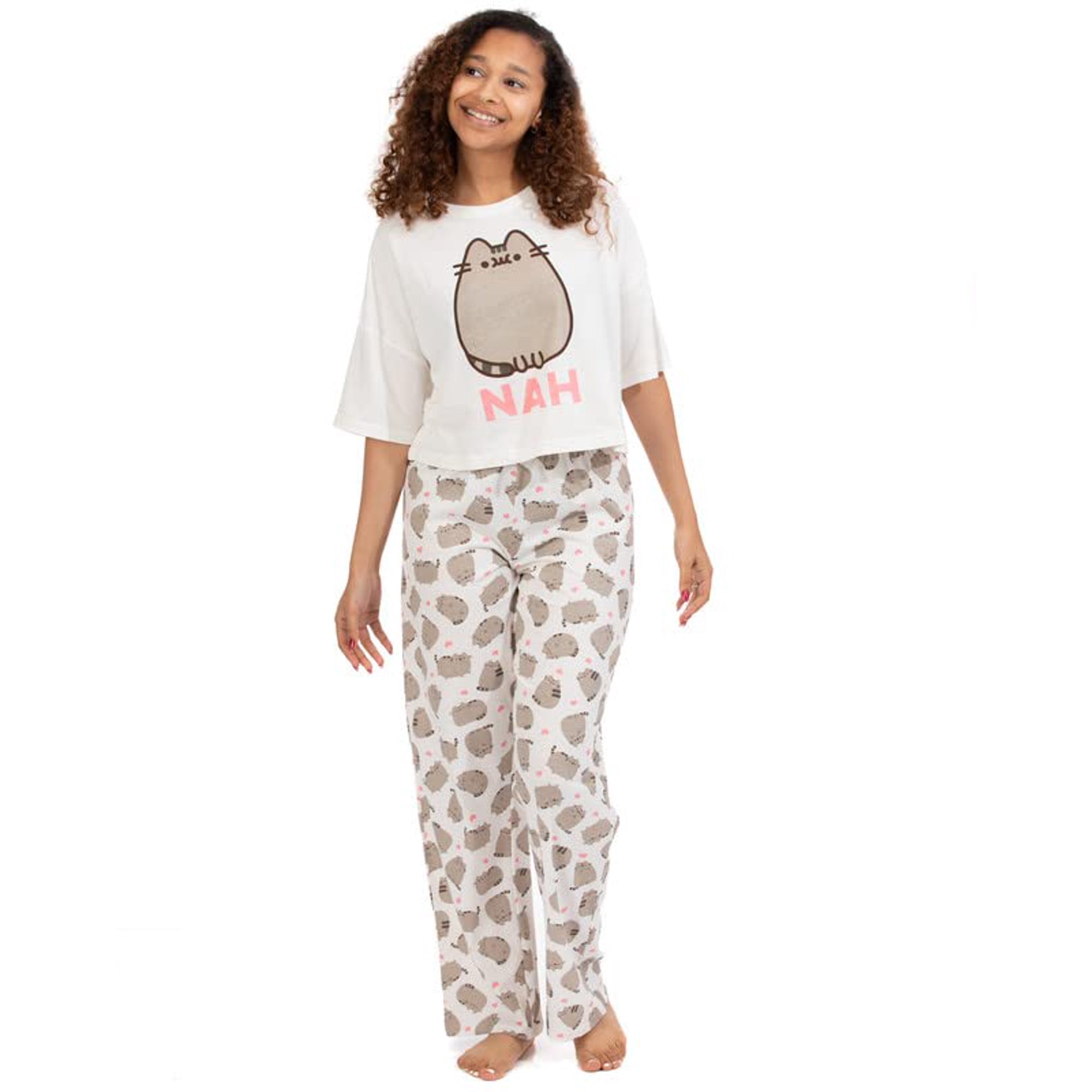 Click here for Pusheen Womens Pyjama Set Ladies Cartoon Cat Anima... prices
