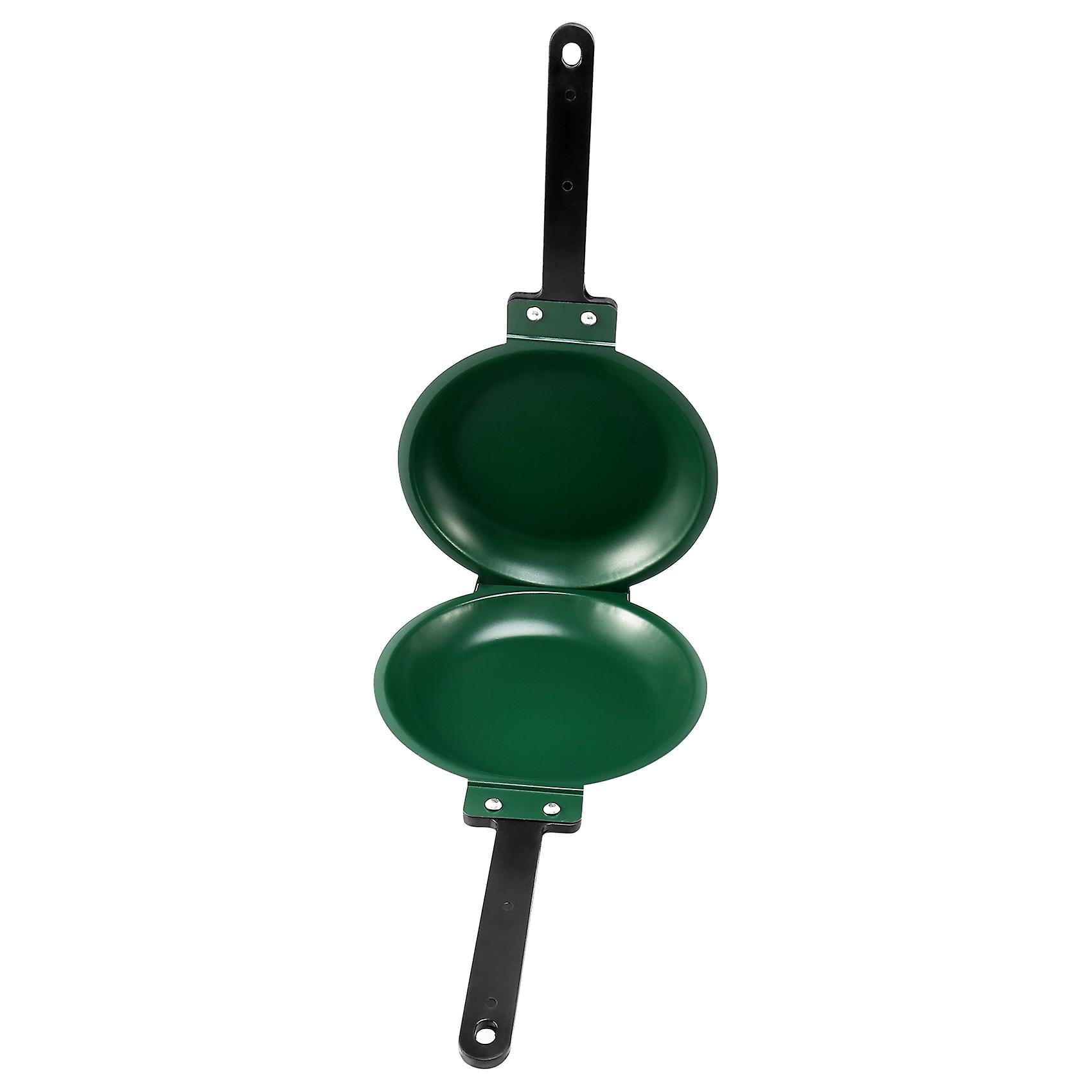 Sartén, doble cara Sartén antiadherente plegable abatible Sartén para ...