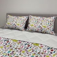 Bowling Comforter & Sham Bedding Set, Cartoon Style Cheerful Hobby ...