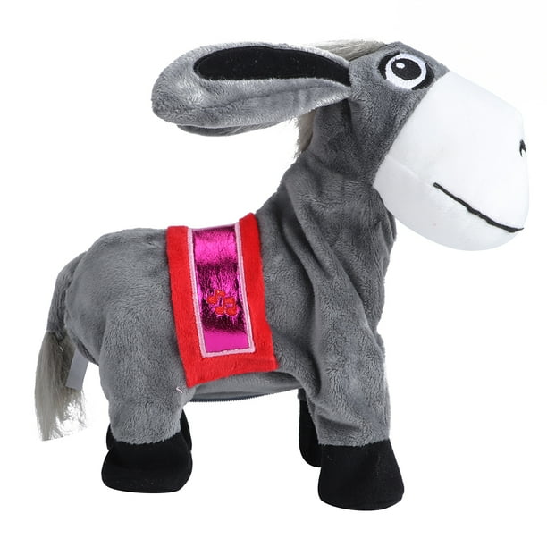 Singing Donkey, Soft Odorless Donkey Toy, Cute For Kids Gray Height ...