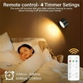 UMEXUS Battery Operated Wall Sconce, Rechargeable LED Light, 360Â ...