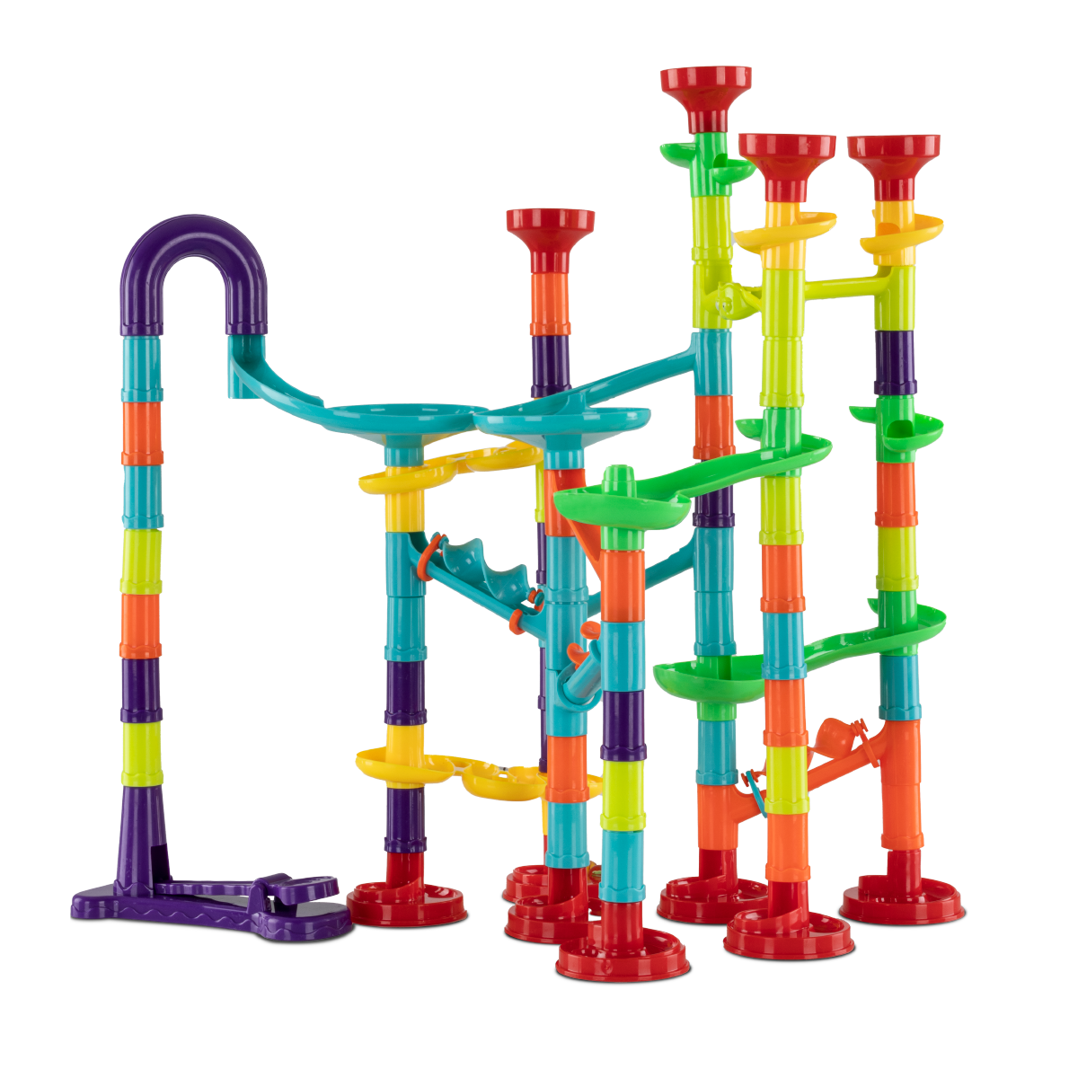 Pista Laberinto de Canicas Juguete Didactico para Niños con Bloques de ...