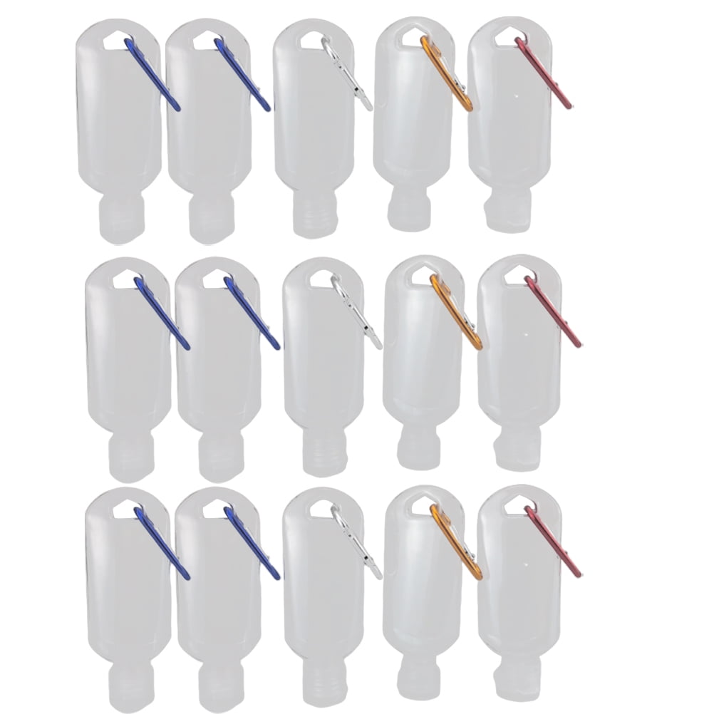 HOMEMAXS 15pcs 50ml Refillable Bottles with Hook Hand Sanitizer ...