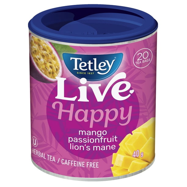 Tetley Live Happy Tea, TETLEY LIVE HAPPY - Walmart.ca