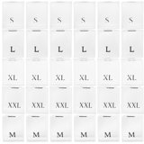 OUNONA 500 Pcs Name Labels for Clothing Size Label Size Marks 1.7x1.3cm ...