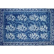 Better Homes & Gardens Placemat, Blue Braided Jute, 14" Square Single ...