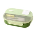 Portable Lunch Box Set For Adults Meal Prep Container Microwave Safe 3 ...