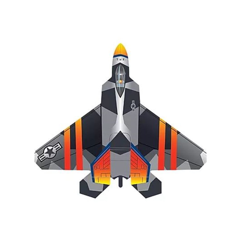 X-Kites Sky Max Nylon Kite - Tails, Handle, Line Included (Fighter Jet ...