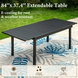 Summit Living 9-Piece Outdoor Dining Set with 8 Cushioned Patio Rattan ...