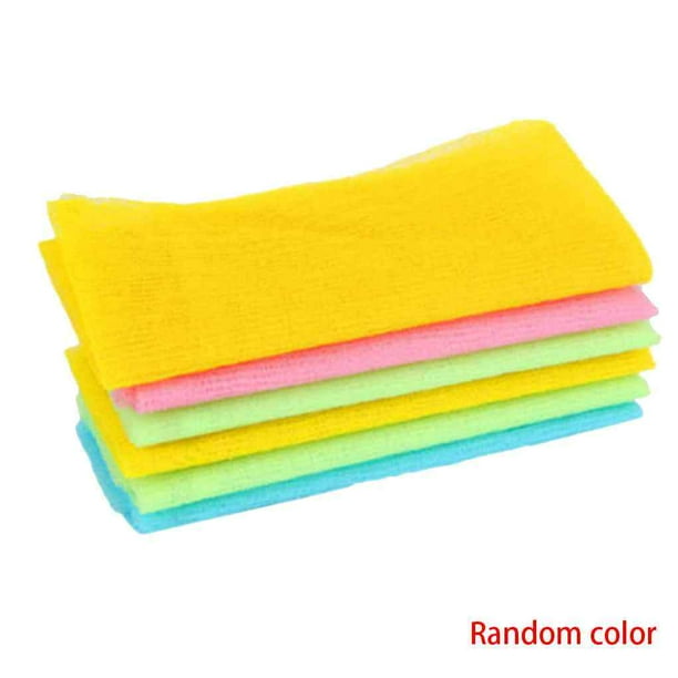 Hot Exfoliating Bath Shower Body Nylon Shower Towel Cleaning Scrubbing ...