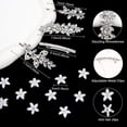 14 count Rhinestone hair clips and mini flower clips,Fancy Flower ...