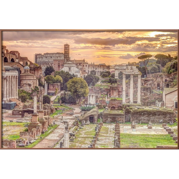 The Roman Forum, Rome, Italy - Framed Poster / Print (Forum Romanum ...