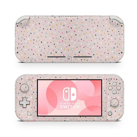 ZOOMHITSKINS Nintendo Switch Lite Skin Vinyl Stickers, Pastel Pink Pale ...