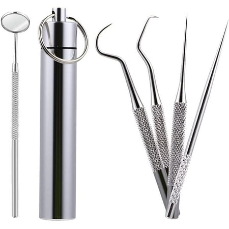 Lonbiaci Dental Tools Plaque Remover Dental Teeth Cleaning Kit Tooth ...