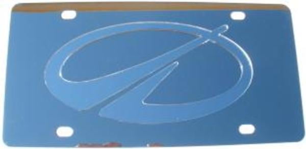 Oldsmobile Silver Logo Stainless Steel License Plate - Walmart.com