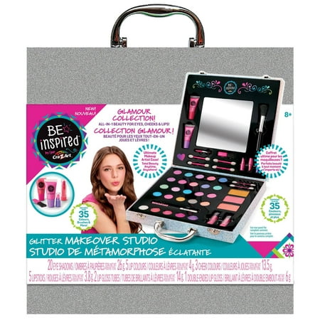 Cra-Z-Art Be Inspired Glitter Makeover Studio Glamour Collection Make ...