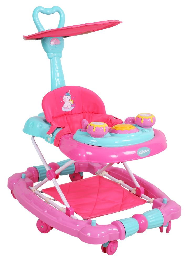 Andadera Mecedora Unicorn Infanti Con Charola Electrónica Infanti ...