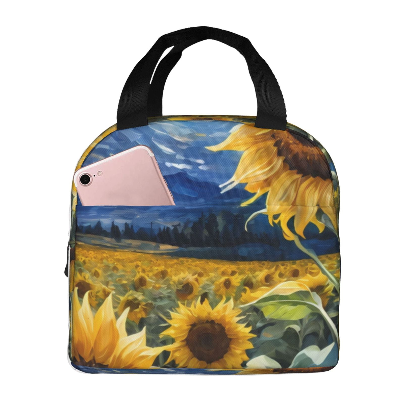 Balery Starry Sky Sunflower Bolsa de Almuerzo Aislada – Caja de ...