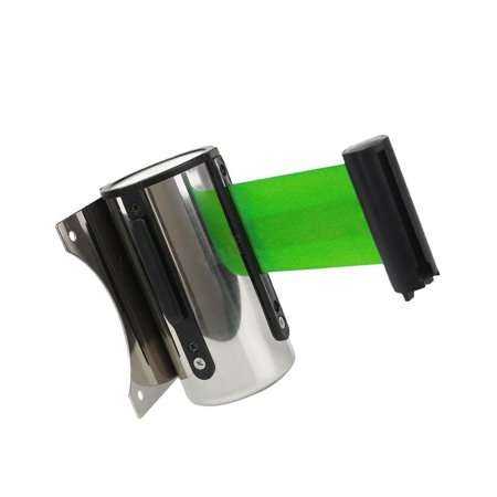 pitrice Stanchion Queue Barrier Wall Mount Crowd Control Retractable ...