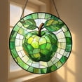 Apple Fruit Design Stained Glass Window Suncatcher – Decorative Kitchen ...