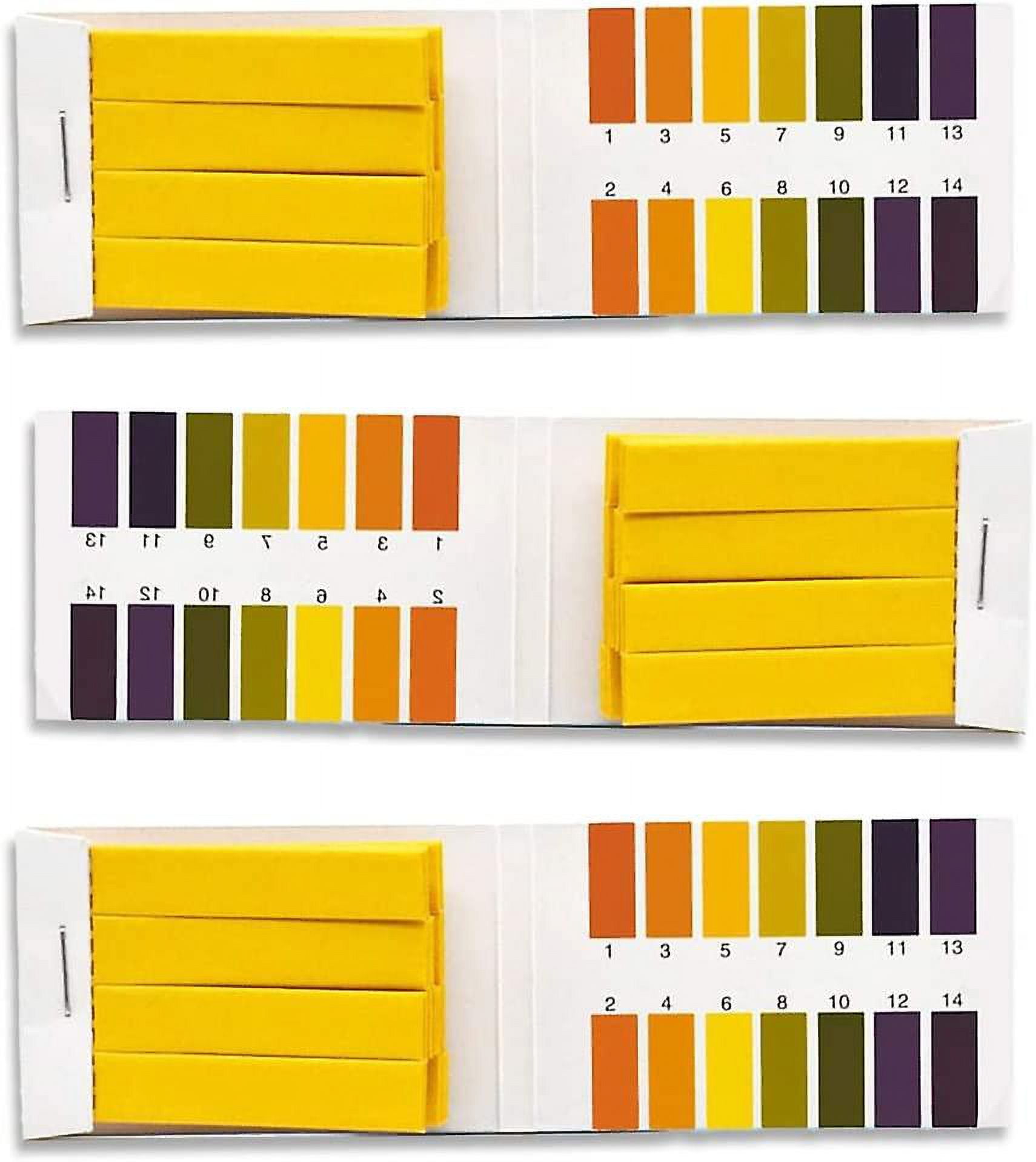 Tiras de prueba de pH, tiras de prueba de pH, tiras de papel de pH 1-14 ...