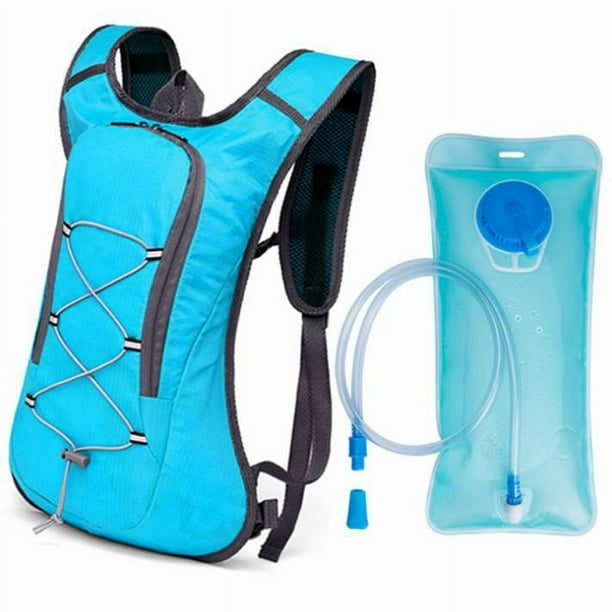blue Hydration Pack Backpack with 2L Water Bladder for Running, Hiking ...