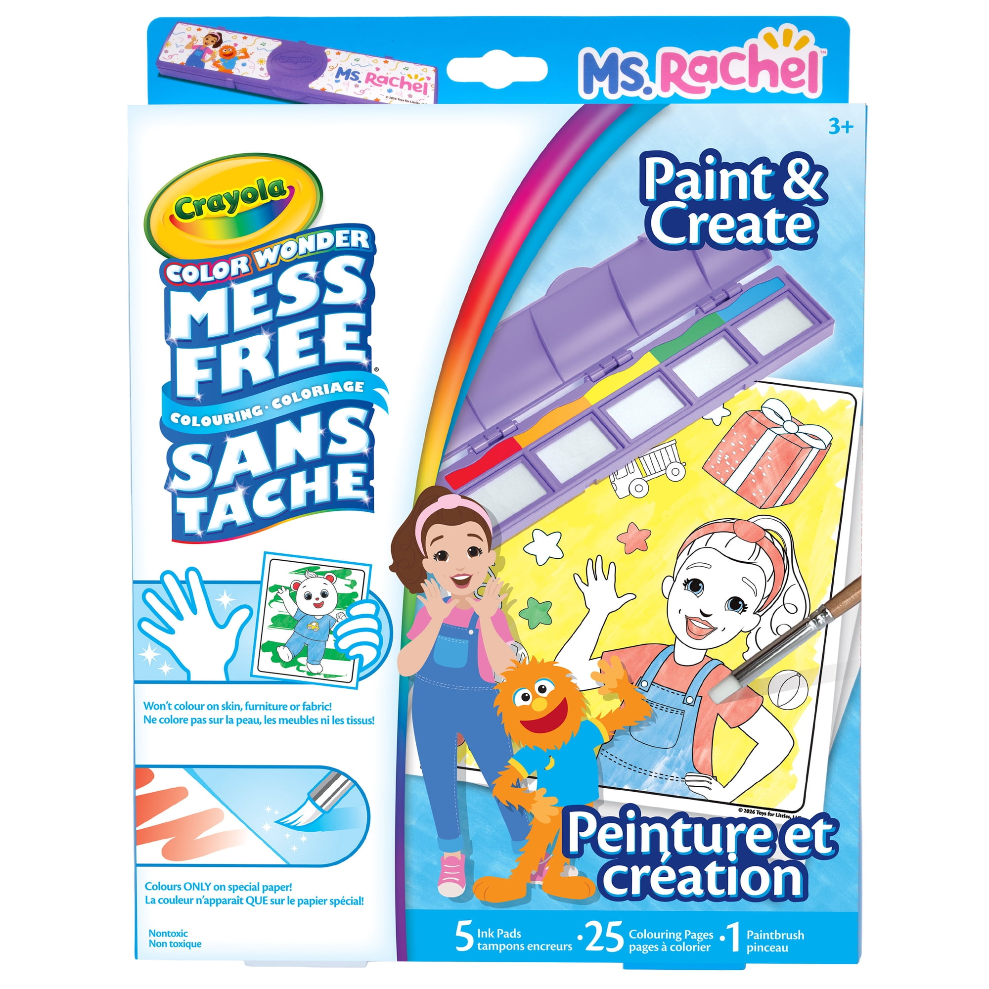 Click here for Crayola Color Wonder Paint & Create Ms. Rachel prices