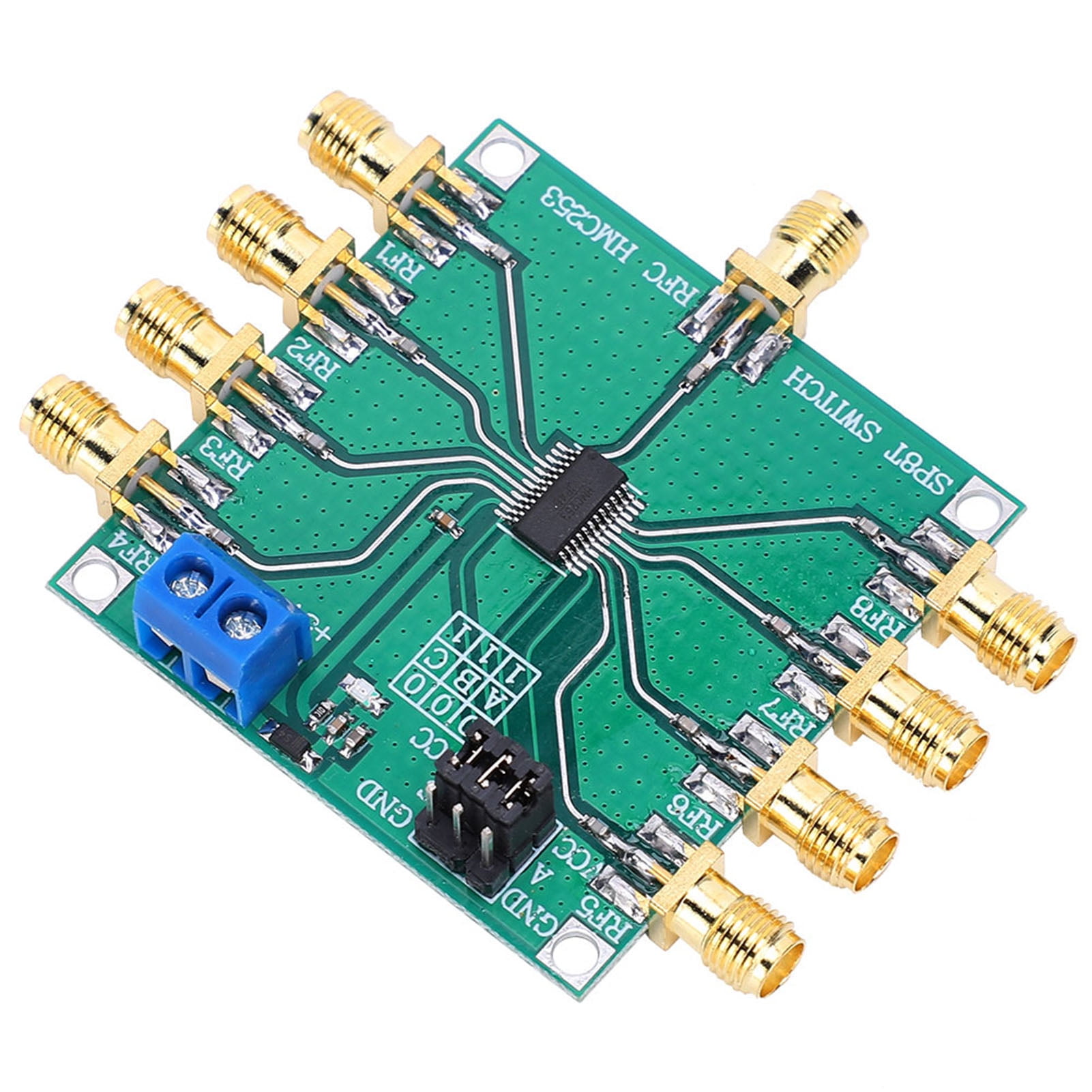 HMC DC RF Switch HMC253 DC-25 GHz RF Interruptor unipolar de ocho tiros ...