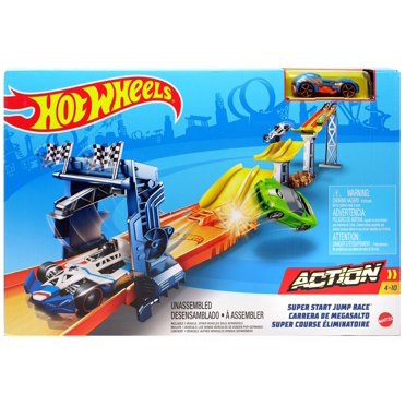 Hot Wheels RacerVerse Spider-Man’s Web-Slinging Speedway Track Set with ...