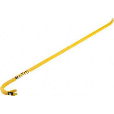 Stanley 36", Slotted Claw Ripping Bar, Yellow, 55-136 - Walmart.com