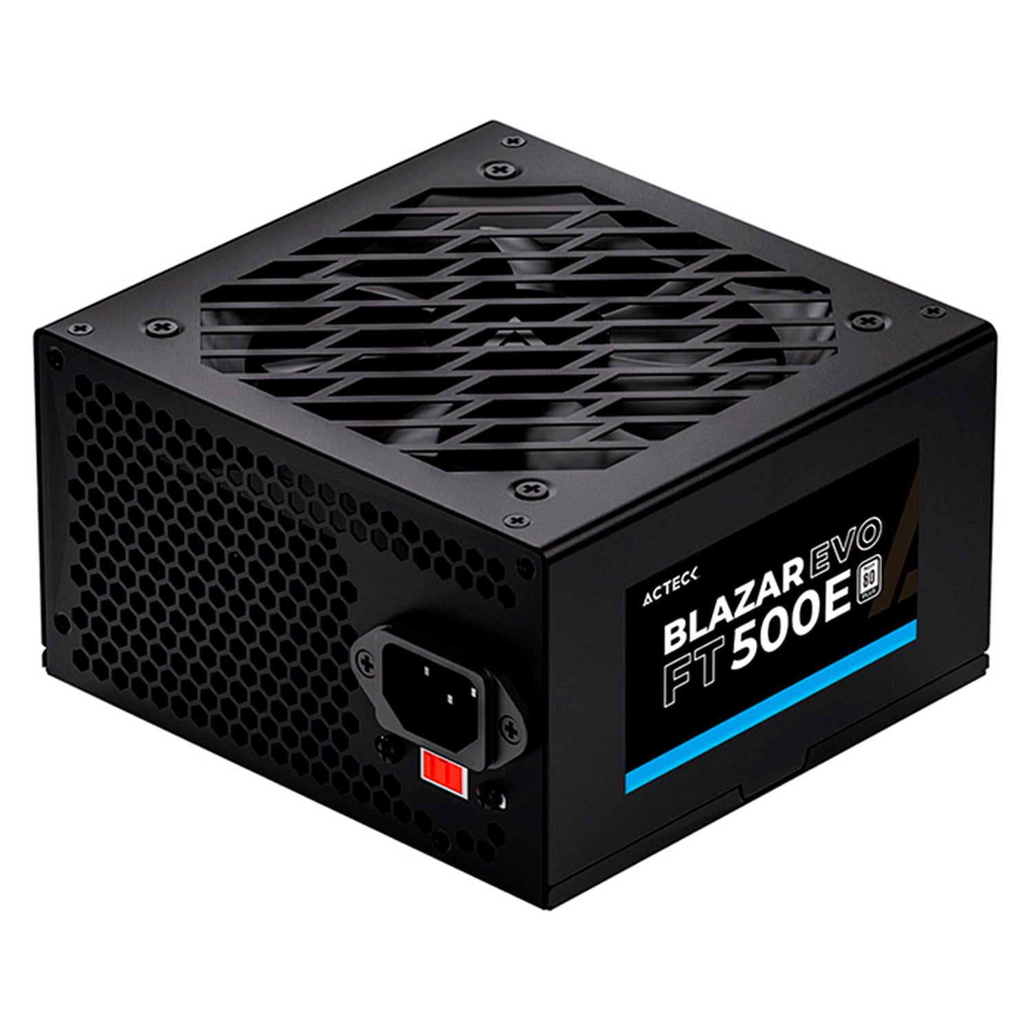 Fuente de Poder PC 500W Gamer Acteck Blazar Evo FT500E Negro | Bodega Aurrera en línea