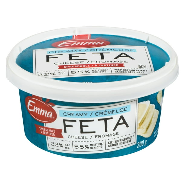 EMMA Cow's Milk Creamy Feta 200G, 200 g Feta Spread Tub - Walmart.ca