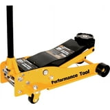 Performance Tool 3.5 Ton (7,000 lbs.) Capacity Low Profile Service Jack ...