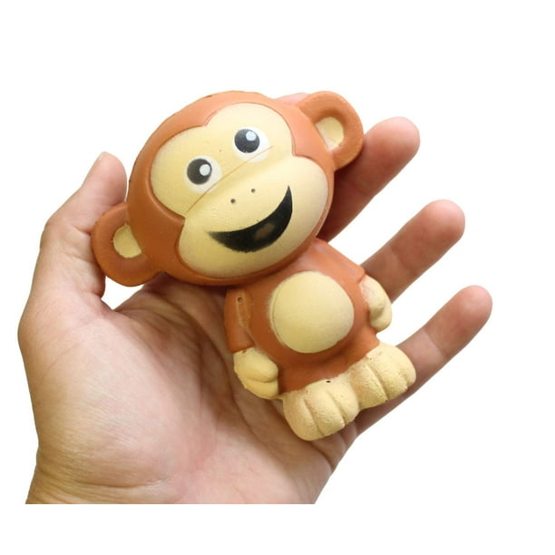 1 RANDOM COLOR Monkey Large Squishy Slow Rise Animal - Sensory, Stress ...