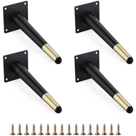 4PCS 8 Inch Metal Furniture Legs Feets Cabinet Sofa Oblique Coffee ...