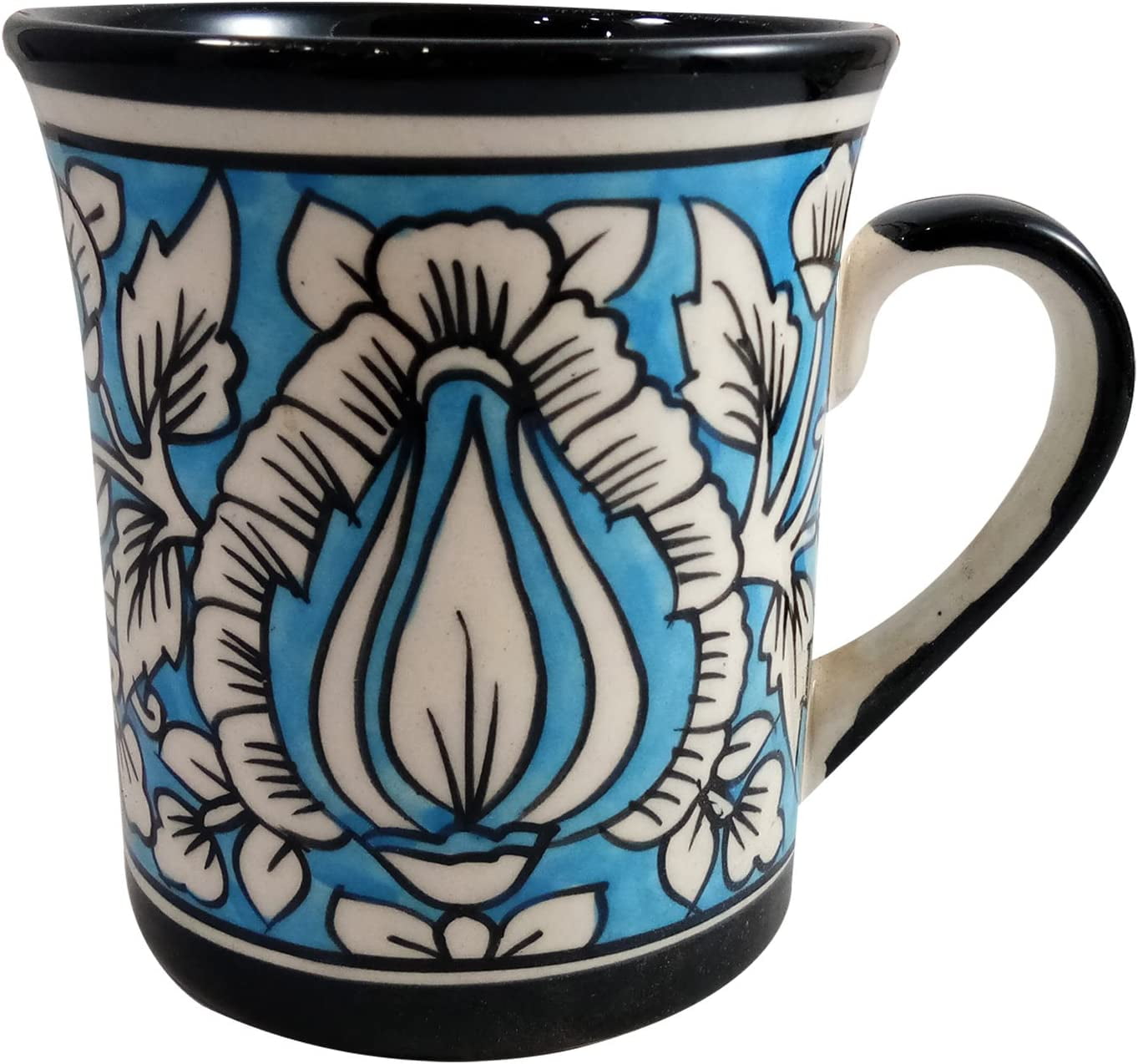 India Meets India Handicraft Ceramic Mug Tea Mug Ceramic Coffee Mug 250 ...