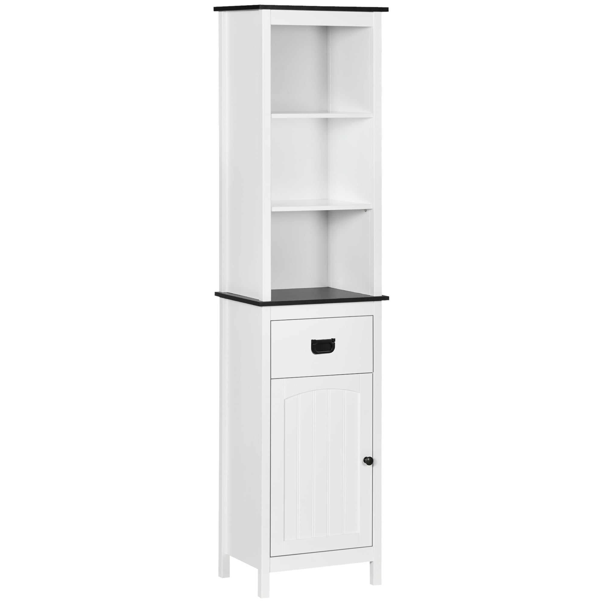 Click here for Kleankin Tall Bathroom Storage Cabinet W/ Drawer F... prices