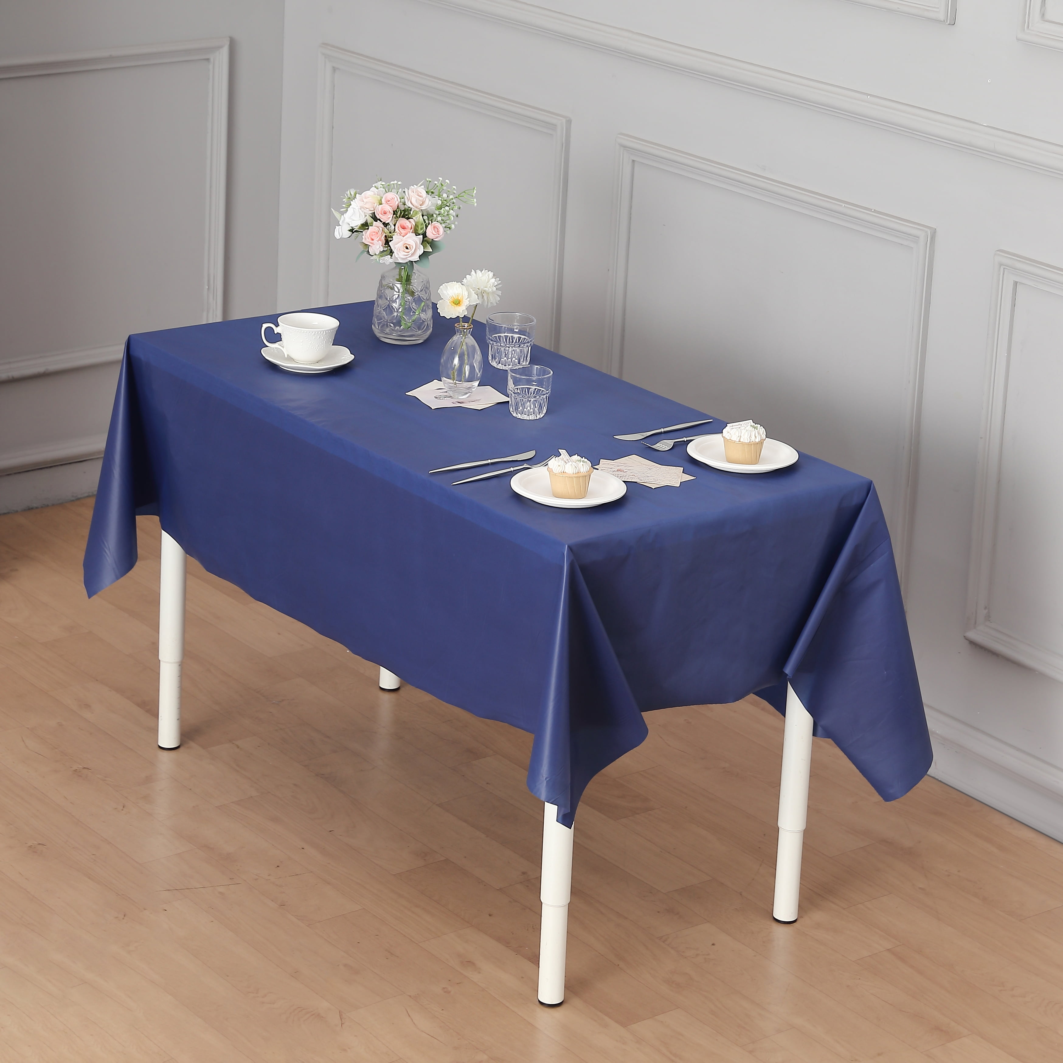 Craft And Party, 54"X 100 Ft. Plastic Table Cover Roll for Party ...