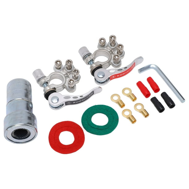 4 Way Battery Terminal, Quick Release Top Post Battery Terminal ...