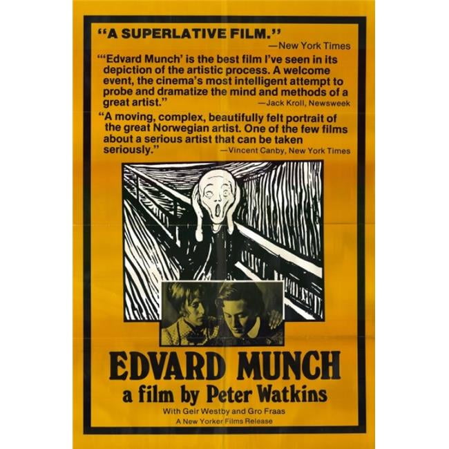 Posterazzi Edvard Munch Movie Poster - 27 x 40 in. - Walmart.com