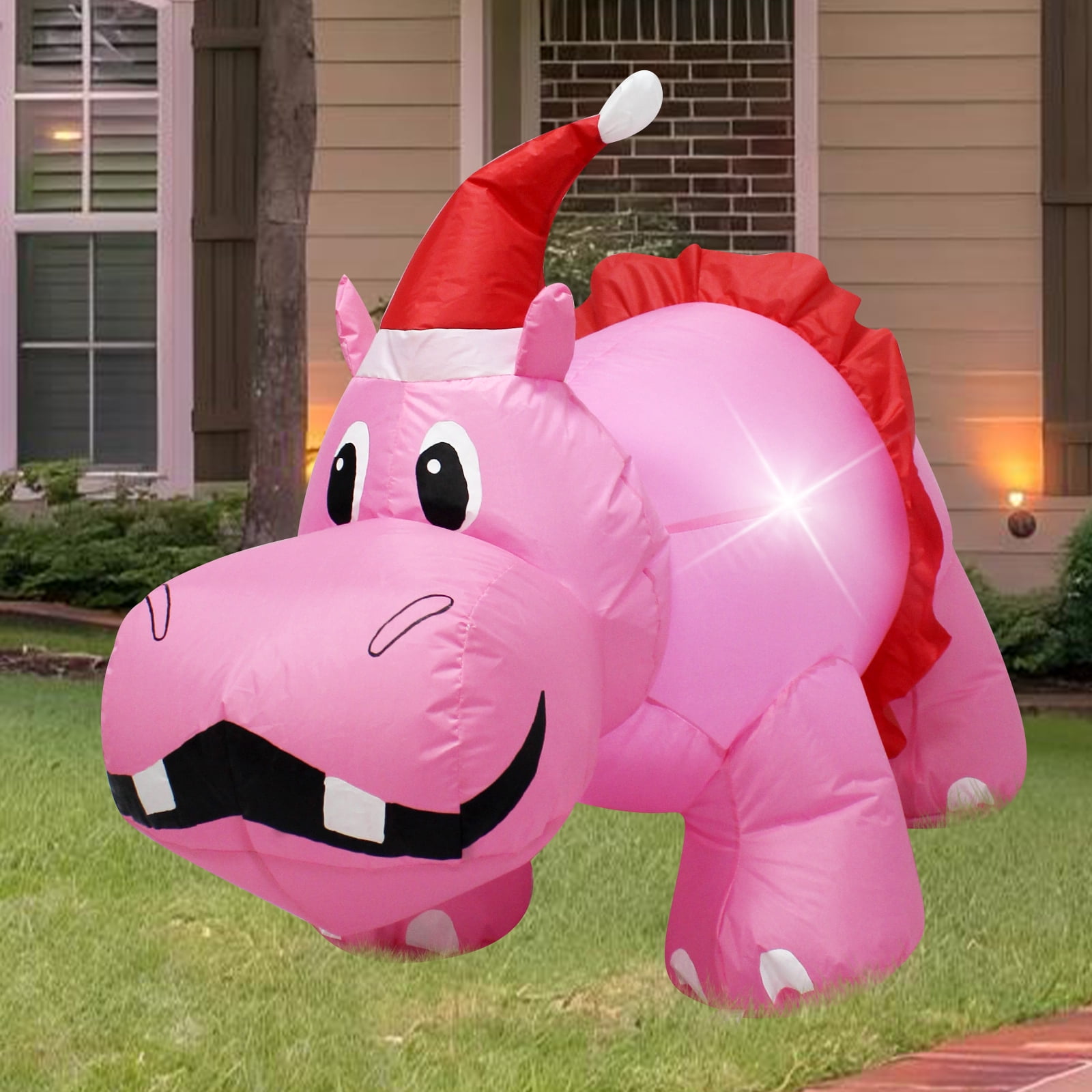 Click here for Kitbonis 3.5ft Inflatable Hippo Outdoor Decoration... prices